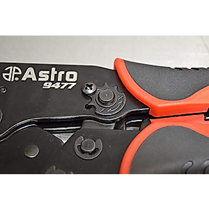 Astro Pneumatic Tool 9477 7-Piece Professional Quick Interchangeable Ratchet Crimping Tool Set