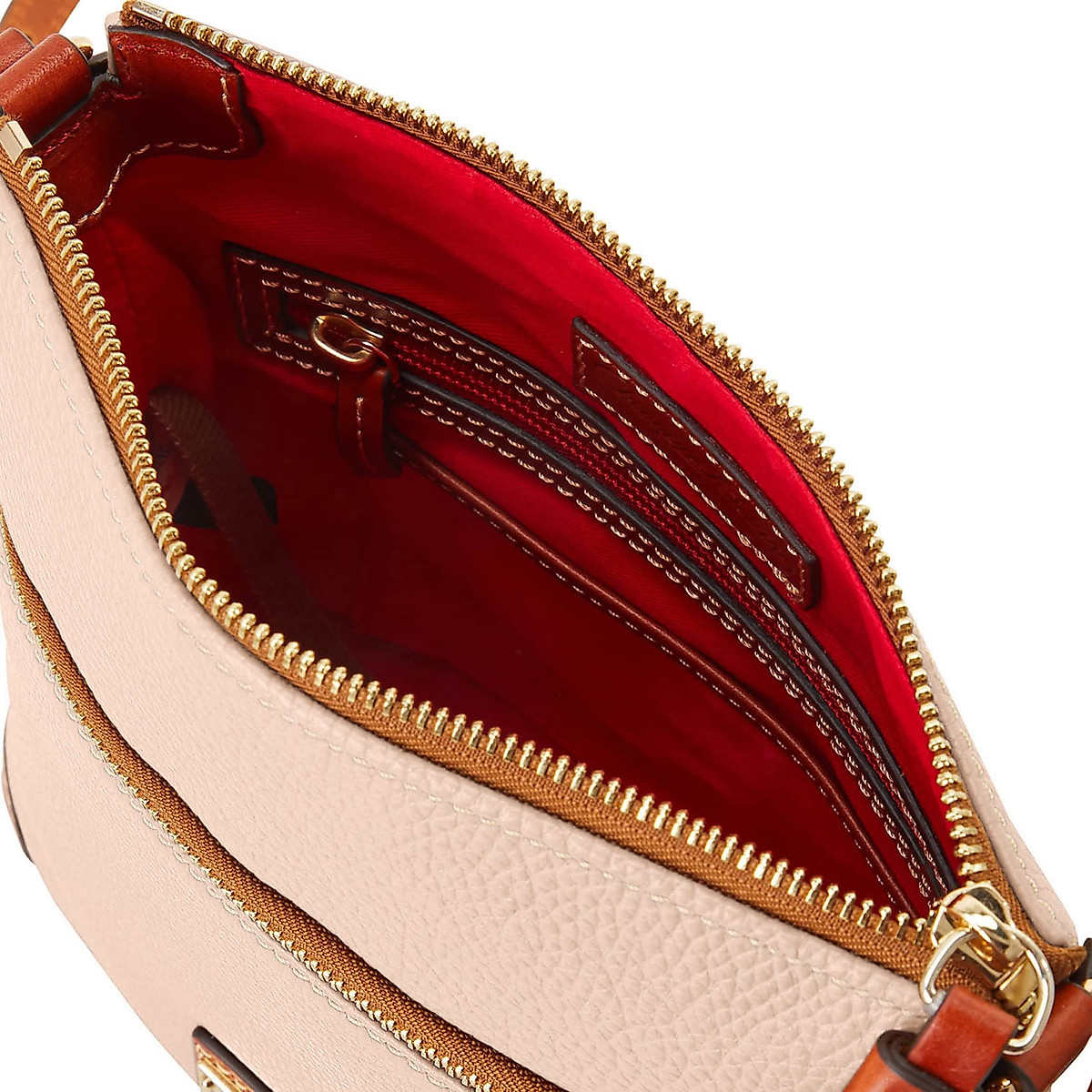 Dooney & Bourke Handbag, Pebble Grain Small Tassel Crossbody - Blush