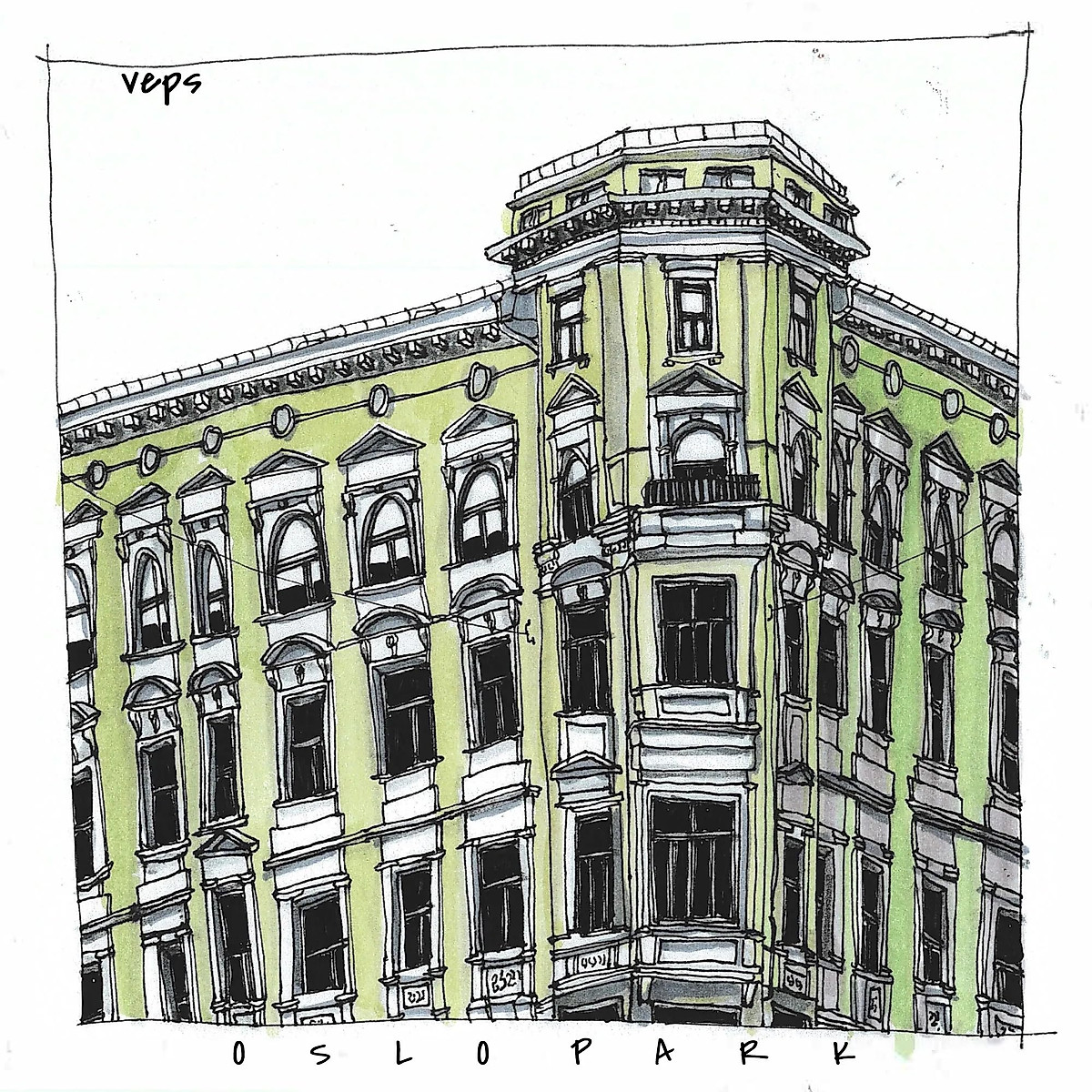 Veps (Oslo Park) Album Cover Poster - 24x24 Inches **CANVAS EDITION**