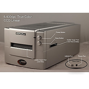 Pacific Image PrimeFilm 120 Pro Plus Film Scanner. Medium Format 120 Film, 135 Film & Slide Scanner. Faster Scan Speed. 6,400 dpi/48-bi True Color. 4.2 Dynamic Range. Mac/Pc