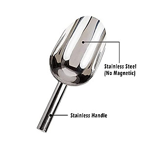 Xiboya textile Sweet Candy Buffet Ice Tongs & Scoops (Silver-6 set)