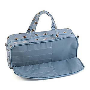 Hobby Gift Knitting Bag with Pin Case, Blue Bee (MRHG4700E)