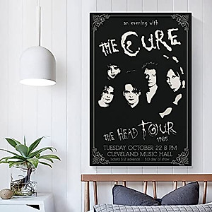 WEGRT THE CURE 1985 Canvas Posters Wall Art Decor Room Bedroom Decoration DAYOSIX Unframe:12x18inch(30x45cm)