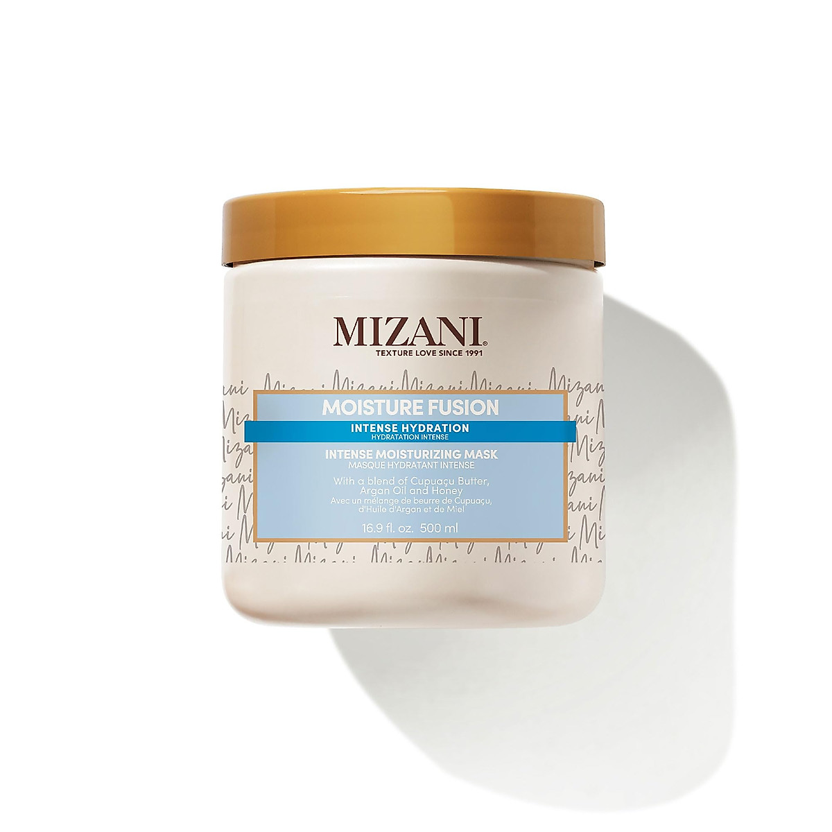 MIZANI Moisture Fusion Intense Moisturizing Mask - Restores Hydration in Curls & Coils, Deep Conditioning Hair Mask For Dry Hair, Moisturizes Without Buildup, With Argan Oil & Honey