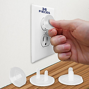 Mommys Helper - Outlet Plugs, (108 Count) (3 Packs Of 36 Count)