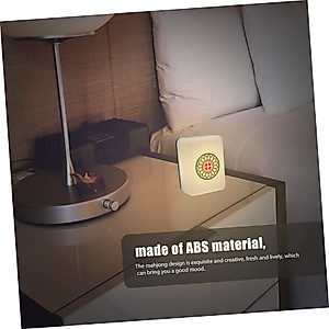 OSALADI 1pc Mahjong Light Lampara De Decorative Night Lights Night Light for Nursery Silicone Night Lamp Cartoon Book Light Night Lamp Mahjong Decorative Lamp