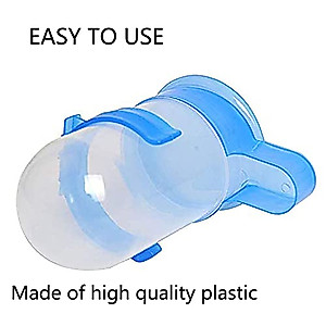 Bird Food Feeder Dispenser Feeding Bottle Bowl for Parrot Parakeet Cockatiel Conure Lovebird African Grey Cockatoo Budgie Finch Canary Cage Accessories