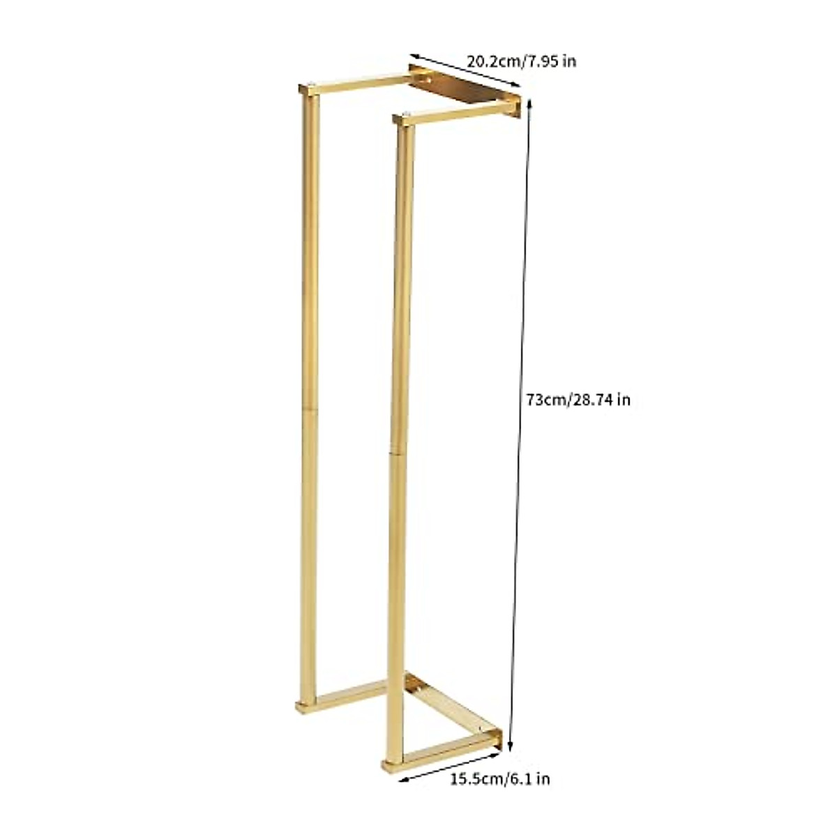 Towel Rack,Towel Racks for Bathroom,Punching/No-punching Wall Mounted Towel Storage Organizer,Stainless Steel Bath Towel Holder,Modern Wall Shelf for Small Space,20.2*15.5*73cm/7.95*6.1*28.74in Gold