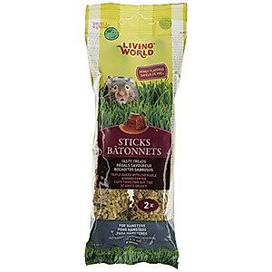 Living World Hamster Honey Treat Sticks, 4-Ounce