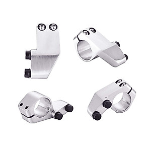 EaseLife Modern Sliding Barn Door Hardware Hangers,Stainless Steel,2 Pcs