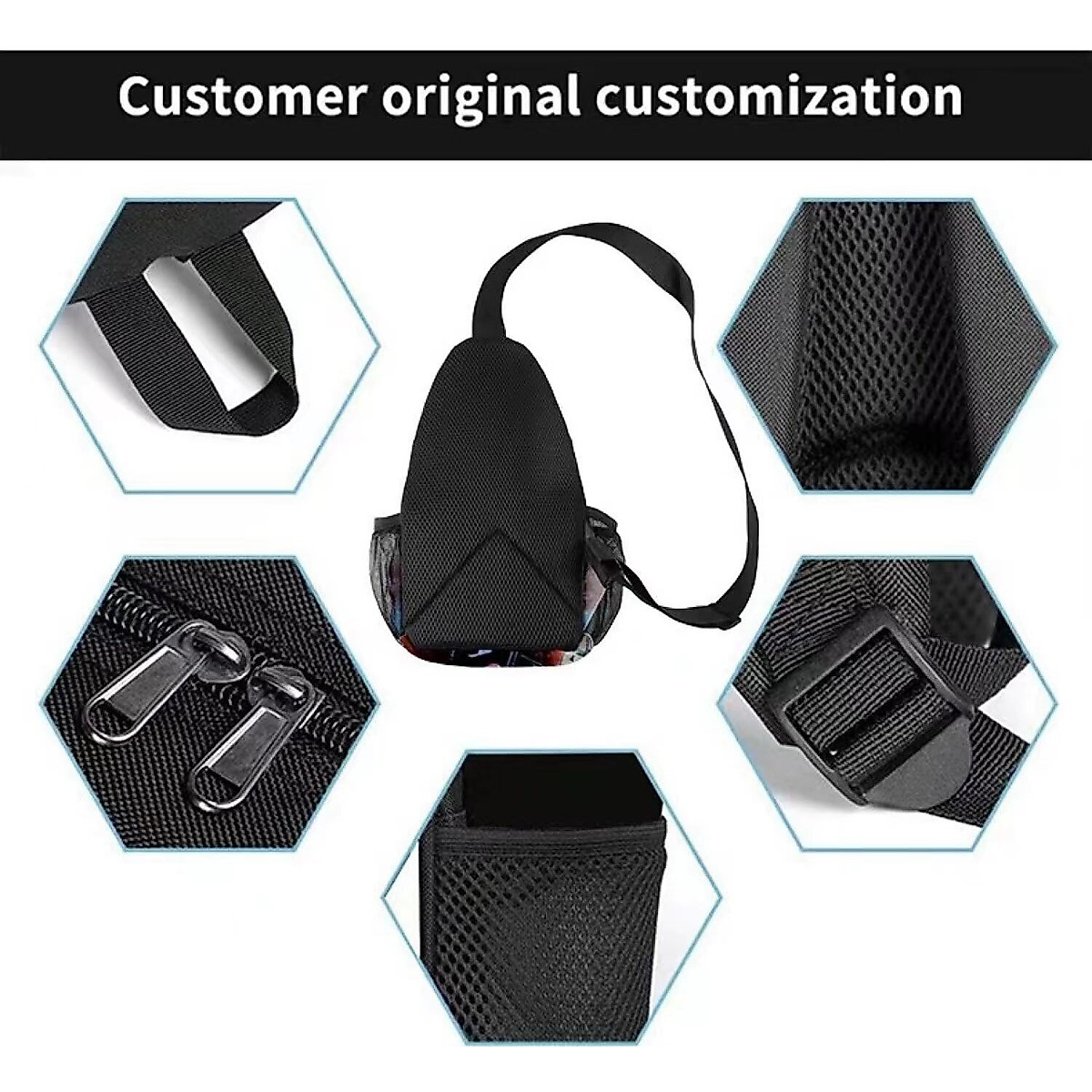 Backwoods Messenger Bag Backwoods Waist Bag Crossbody One Strap Backpack Small Backpack for Men Women