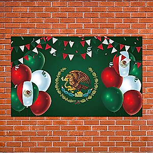 Mexican Independence Day Backdrop for Photography Viva Mexico Banner Mexico Independence Day Decor Mexican Fiesta Party Decorations and Supplies