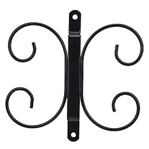 Stemware Wine Glass Rack Upside Down Holder Hanger Wall Mountable Iron Material 180x170mm/7.1x6.7in Home Kitchen Bar Decor(black)