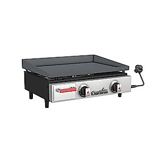 Char-Broil 463614023 22" 2-Burner Gas Tabletop Griddle, Silver
