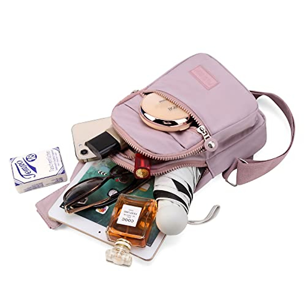 EVANCARY Small Sling Backpack/Bag for Women, Chest Bag Daypack Crossbody Backpack for Travel Sports Running Hiking