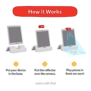 Osmo - Little Genius Starter Kit for iPad (Preschool Ages) + Grab & Go Large Storage Case for iPad Bundle (Amazon Exclusive) iPad Base Included