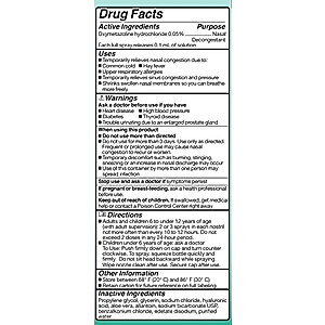 NeilMed SinuFrin Plus Decongestant 12 Hour Nasal Congestion Moisturizing Gel with Sodium Hyaluronate & Aloe Vera - 30mL Bonus Pack
