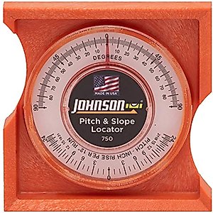 Johnson Level & Tool 750 Pitch & Slope Locator, Orange, 1 Level