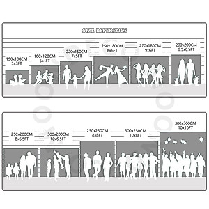 MOONDECO Photography Backdrop 5x3ft Christmas Red Curtain Gold Star Ball Lights Dance Stage Background Children Wood Plank Floor Party Photo Booth