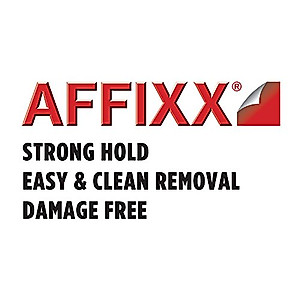 InterDesign AFFIXX, Peel and Stick Strong Self-Adhesive Storage Hook for Office, Kitchen, Entryway - Large, Brushed Nickel