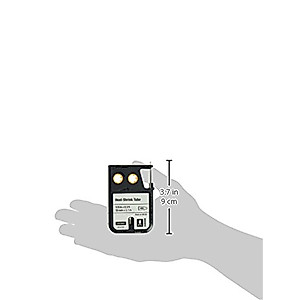 DYMO Heat Shrink Tubes for DYMO XTL Label Makers, Black on White, 1/2", 1 Roll (1868810)