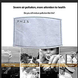 Millton PM 2.5 Filters 5 Layers Filters Activated Carbon Filters (20 Pcs)