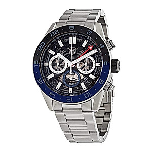 Tag Heuer Carrera Chronograph Automatic Batman Bezel Men's Watch CBG2A1Z.BA0658