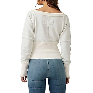 Free People Last Minute Pullover Tofu MD (Women's 8-10)