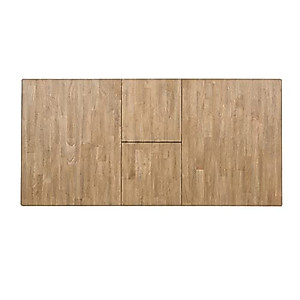 Lindsey Farm Light Gray 5 Piece Trestle Table Set