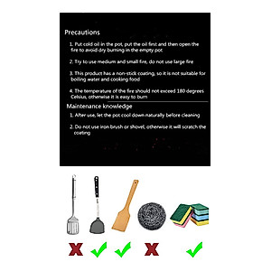 Sun Terriory Frying Pan One Egg Pancake Round Mini Non Stick Fry Pan 4.7-inch mini cast iron skillet