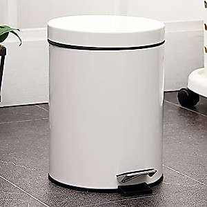 YITIANTIAN Wastebaskets 5 Liter Rectangular Hands-Free Kitchen Step Trash Can with Soft-, Bedroom, Kitchen, Craft Room, Office-Removable Lined Bucket Trash Can Bathroom Kitchen Bedroom