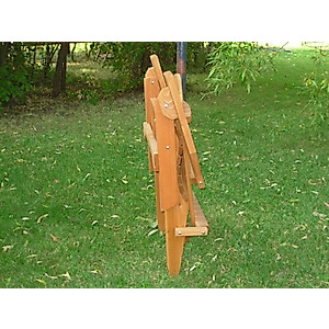 Kilmer Creek Folding Natural Cedar Adirondack Chair, Amish Crafted