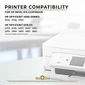 HouseOfToners Remanufactured Ink Cartridge Replacement for HP 901XL CC654AN