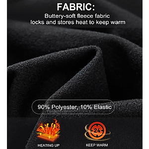 Willit Youth Boys' Compression Thermal Shirts Fleece Baselayer Long Sleeve Girls' Kids Football Soccer Undershirts Black L