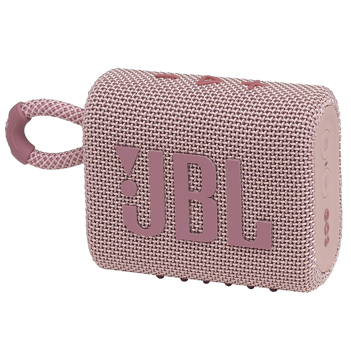 JBL GO 3 Waterproof Ultra Portable Bluetooth Speaker Bundle with gSport Deluxe Hardshell Case (Pink)