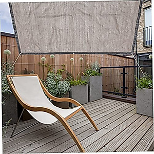 YARNOW Shade Net Outdoor Shade Cloth Plant Shade Cloth Brown Lamp Shade Patio Sun Shade Netting Greenhouse Shade Nets Cloth Sunblock Shade Cloth Sunblock Mesh Sun Mesh Shade Sunshade Net