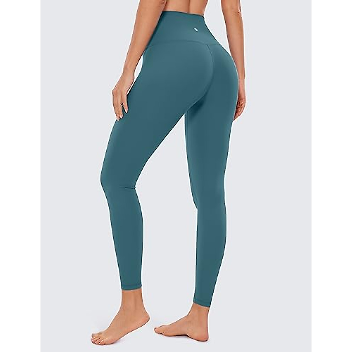 CRZ YOGA High Waisted Buttery Soft Lounge Legging 25 inches Petrol Blue Medium