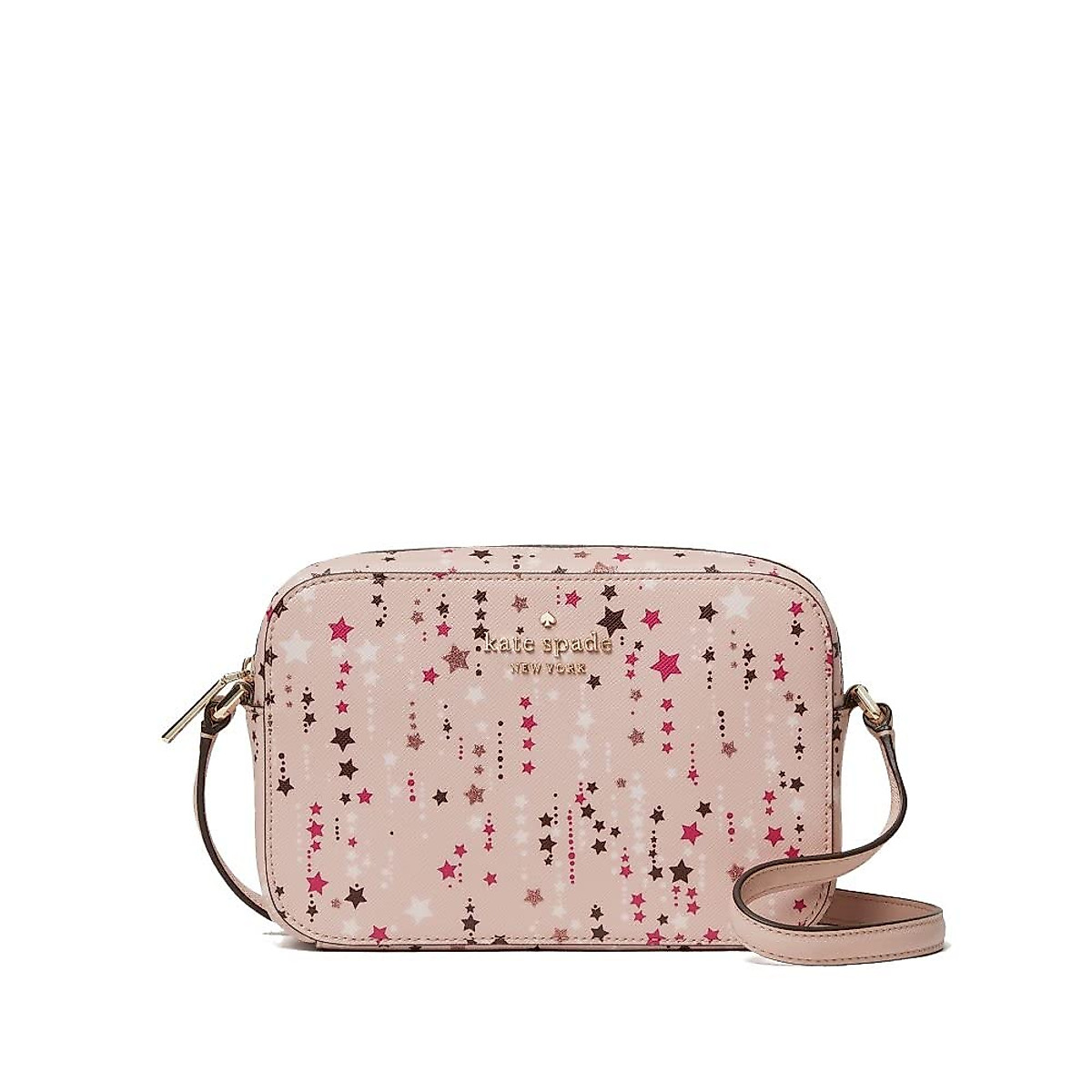 Kate Spade New York Staci Mini Camera Bag (Multi Pink Stars)
