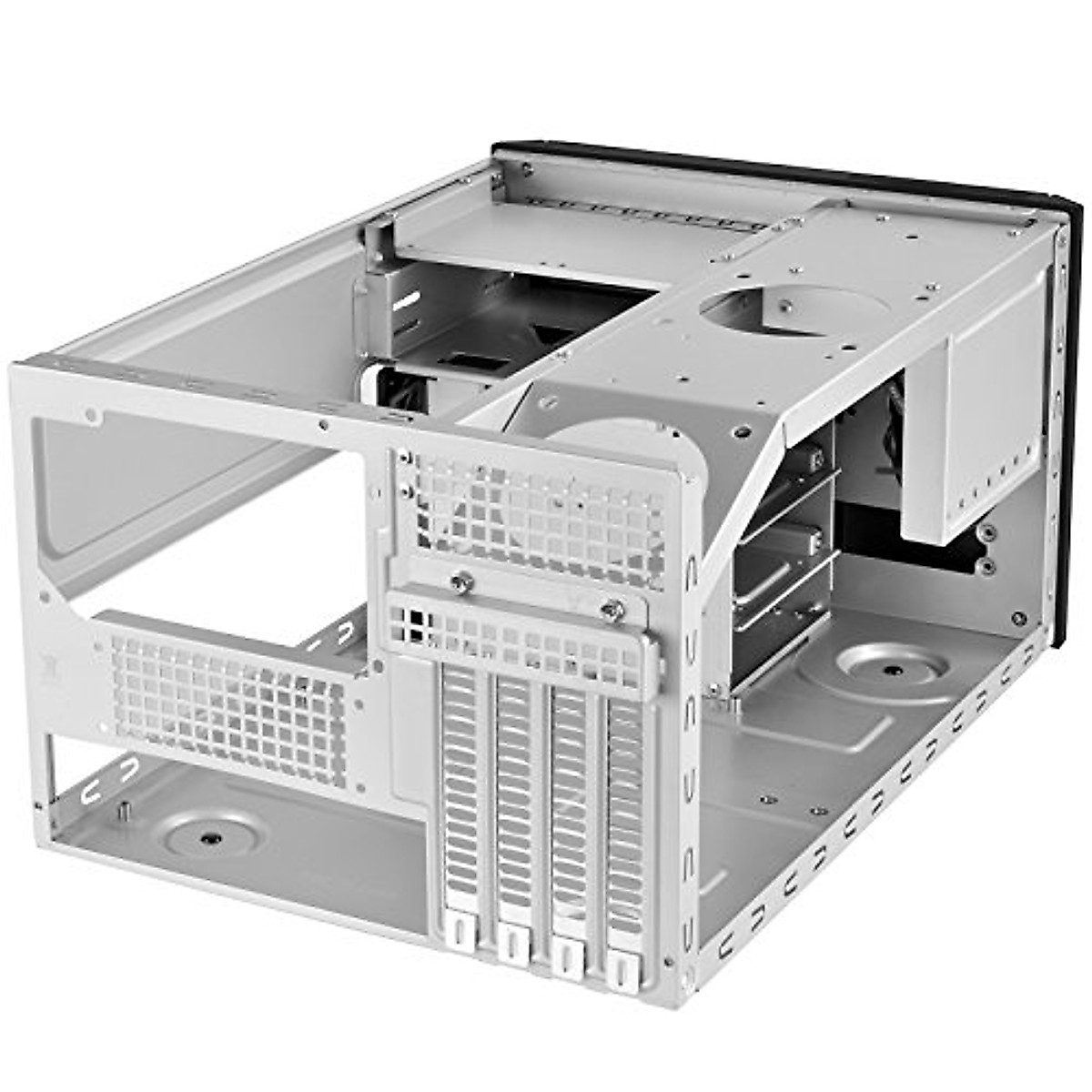 Silverstone Tek Micro-ATX, Mini-DTX, Mini-ITX Small Form Factor Computer Case, Compatible with ATX PSU Cases SG11B