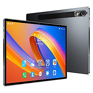 10.1 inch MA11 Tablet, 4+32G Full Screen Tablets with Dual SIM Card Slots, Android 8, 1280x800 HD, WiFi, Bluetooth, GPS, 2MP/5MP Camera (Black)