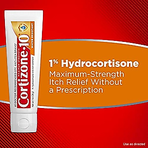 Cortizone 10 Maximum Strength Water Resistant Anti-Itch Ointment, 1% Hydrocortisone, 1 oz.