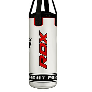RDX Kids Punching Bag 2FT with Punch Gloves, Heavy Filled Boxing Set, Non Tear Maya Hide Leather Junior Hanging Bag, Kickboxing MMA Grappling Muay Thai Taekwondo Karate BJJ Workout Training