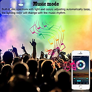 LED Controller, Bluetooth Mesh Smart RGB Controller for LED Strip Lights, More 64 LED Strip Collaborations, Dimmable Colors, Sunset Alarm Clock