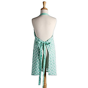 DII Lattice Basics Collection Kitchen Essentials, Apron, Aqua