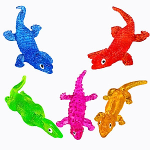 5Pack Super Stretch Sticky Dinosaur Mochi Squishy Toys,Soft Stress Relief Fidget Toys, Goodie Bag Stuffers,Classroom Prizes,Birthday,Party Favors(5 Colors,Style Random)