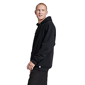 Russell Athletic Men's Dri Power Hooded Pullover Sweatshirt, Black, Medium