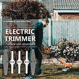 YARNOW 12pcs Lawn Mowers Trimming Home Trimmer Blade Garden Outdoor Cutting Replacement Accessories Machines Cutter Lawnmower Weeding Mower Grass Blades Electric Lawn Mower