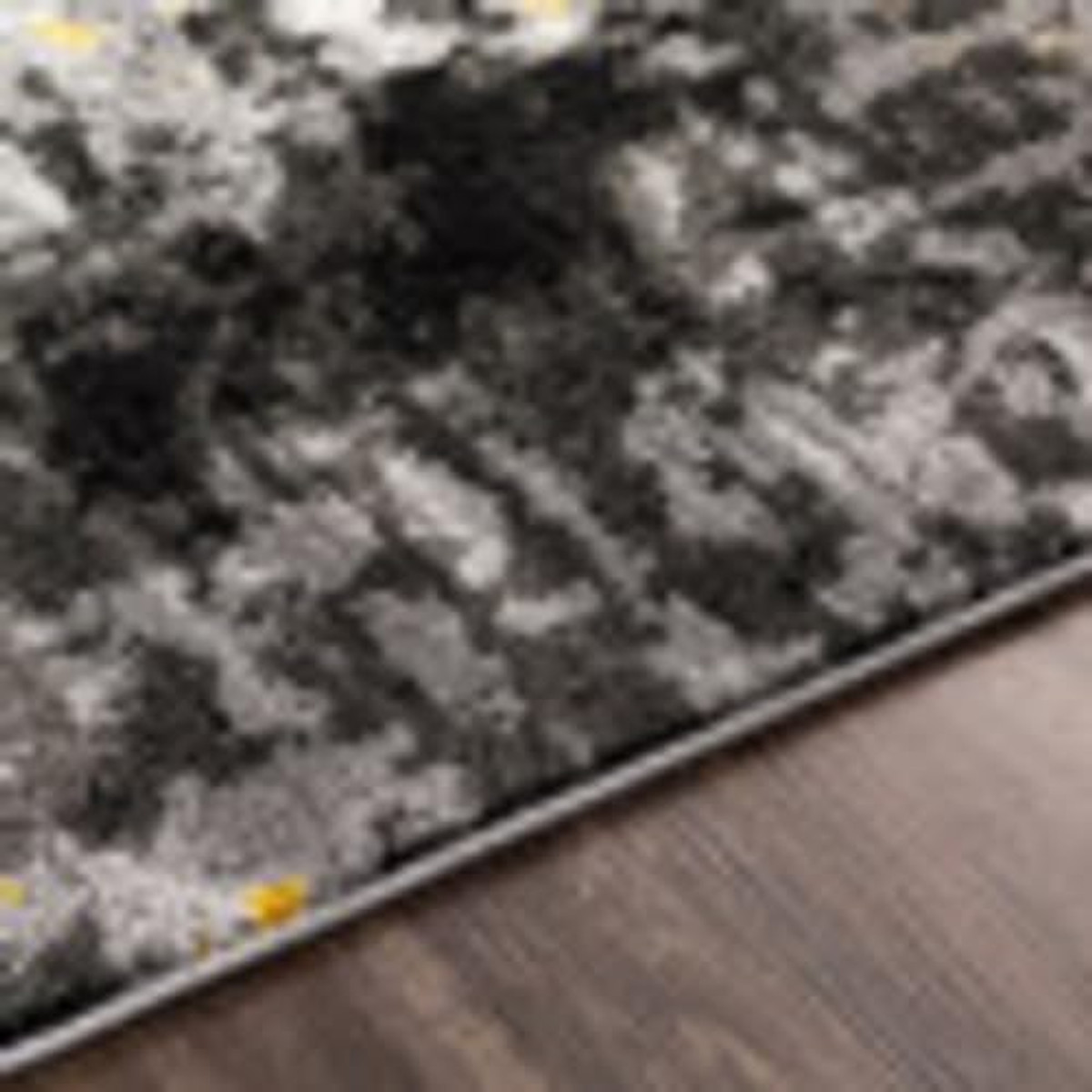 Livabliss Cantrell Modern Abstract Area Rug,7'10" x 10'(8' x 10'),Black