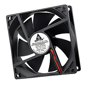 GDSTIME 92mm x 92mm x 25mm 12V Dual Ball Bearings Brushless Cooling Fan