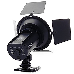 YONGNUO YN216 YN-216 LED Video Light with Adjustable 3200K-5600K Color Temperature and 4 Color Plates for Canon Nikon DSLR Cameras